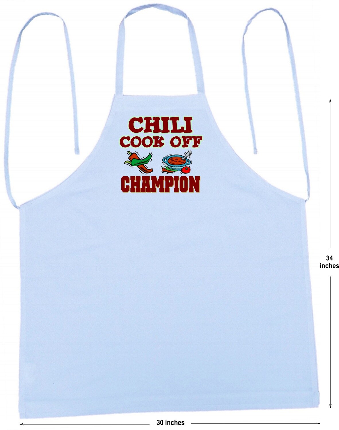 Cooking Apron Chili Cook Off Champion Novelty Kitchen Aprons by ...