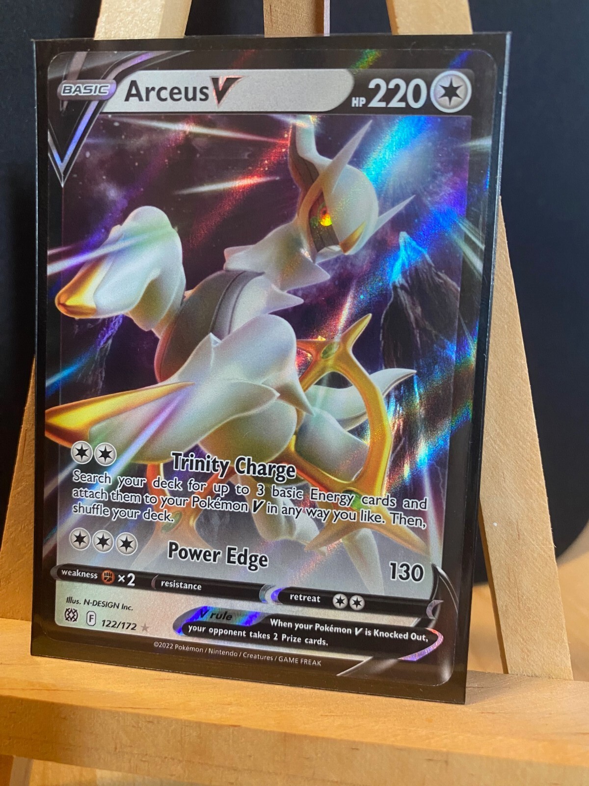 Arceus V 122/172 Ultra Rare Brilliant Stars Pokemon TCG Near Mint | eBay
