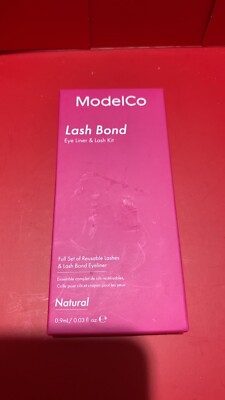 ModelCo LASH BOND EYE LINER & LASH KIT Glam Full Size 0.03 Oz New In ...
