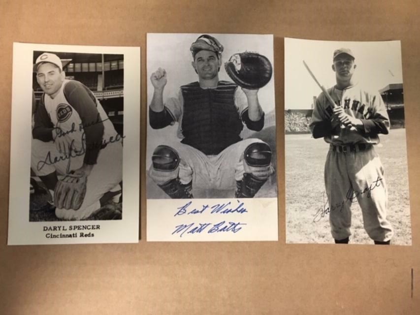 Matt Batts Cincinnati Reds Signed 3 1/2 x 5 1/2 Vintage Photo** | eBay