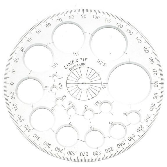 Linex 71f Radius Aid Protractor for sale online | eBay