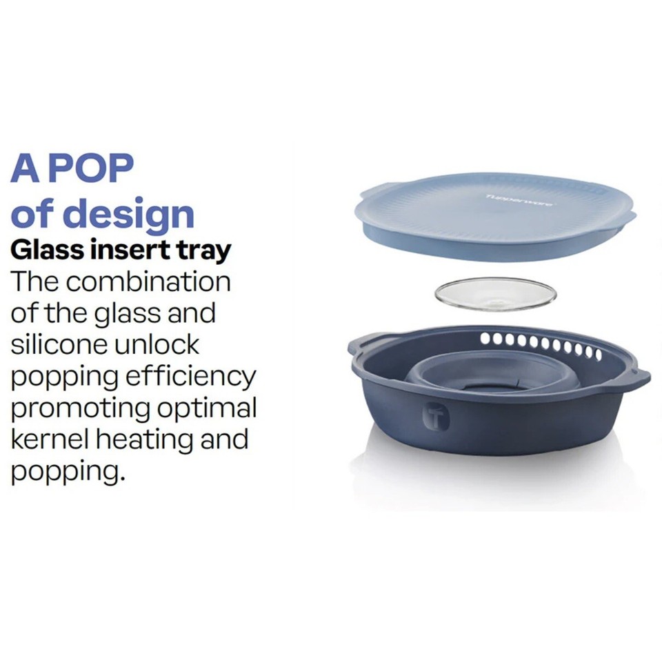 Tupperware WOW Pop Microwave Popcorn Maker Popcorn Bowl Movie ...