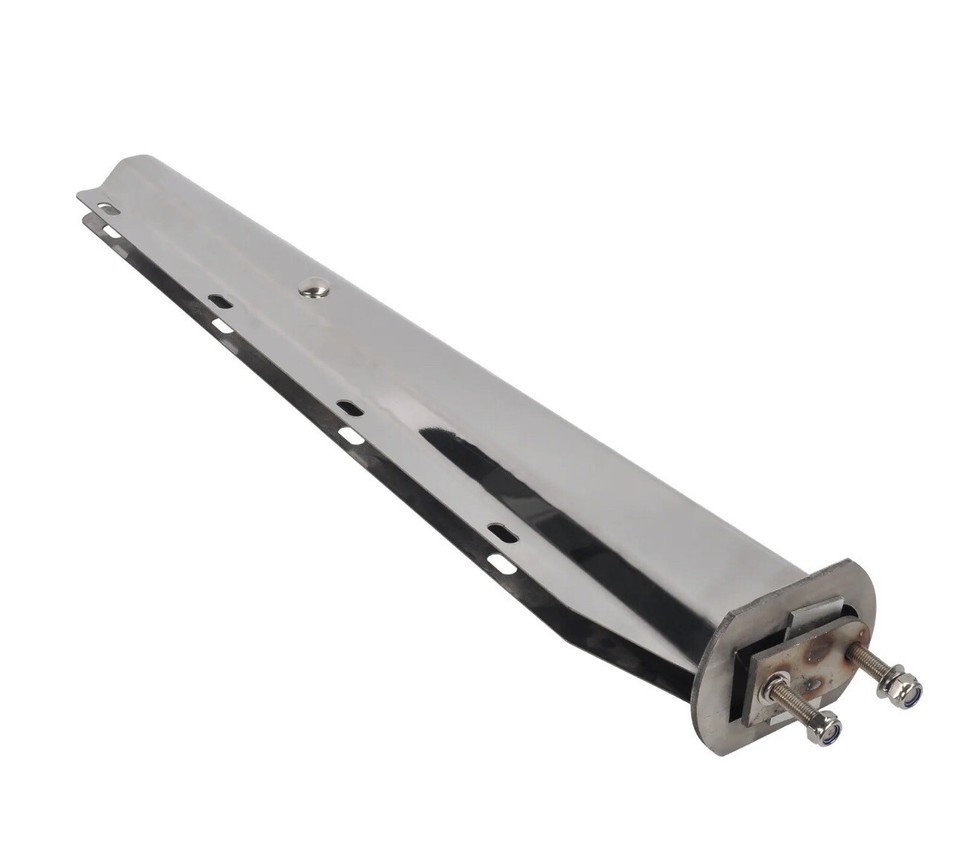 Stainless Steel Straight Mud Flap Hanger 2 1/2" Bolt Semi Truck Tapered ...