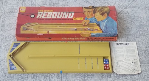 Vintage Rebound Game Original 1970 Two Cushion by Ideal Toy Corp ...