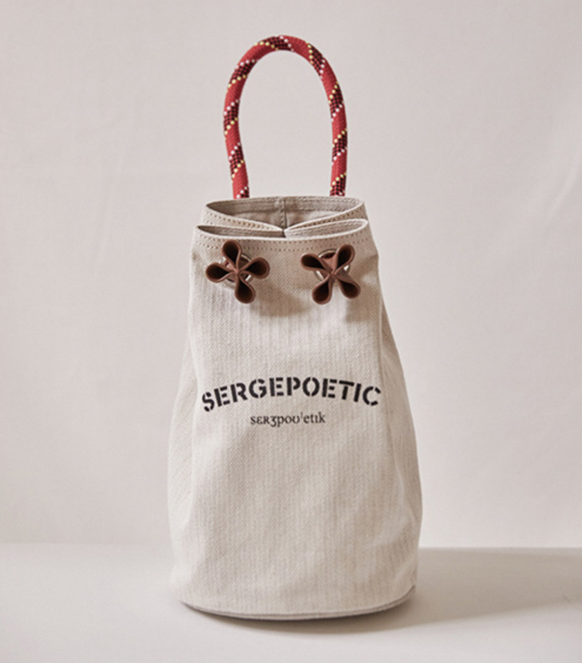 [Sergepoetic] Serge Tulip Bag Canvas Tote Bag Celebrity / Korea ...