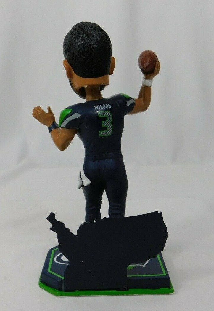 Russell Wilson Seattle Seahawks Bobblehead FOCO Legend of the Field ...