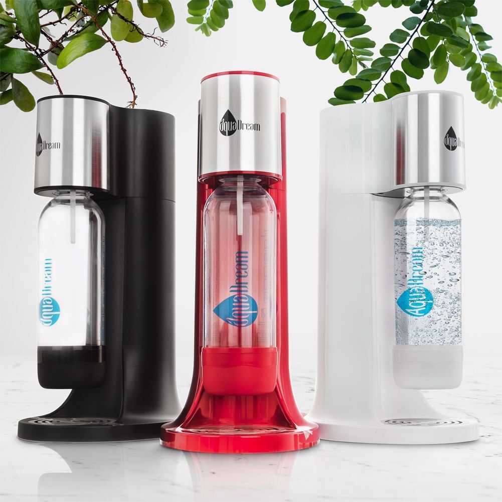 Sprudler Wassersprudler Trinkwassersprudler weiß AquaDream C02-Patrone ...