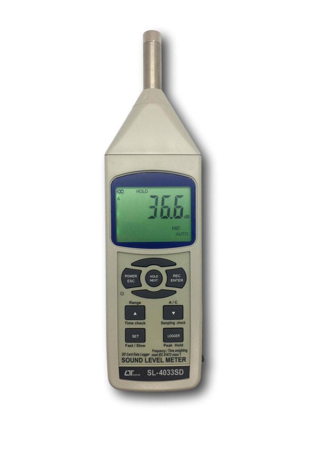 Type 1 Sound Level Meter and Data Logger (with Traceable Certificate ...