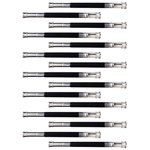15 Pcs Pencil Metal Double End Holder Stainless Steel Extension Rod for ...