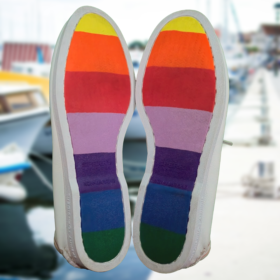 Sperry Top-Sider Authentic Pride Boat Shoe Men's Size 8 | eBay