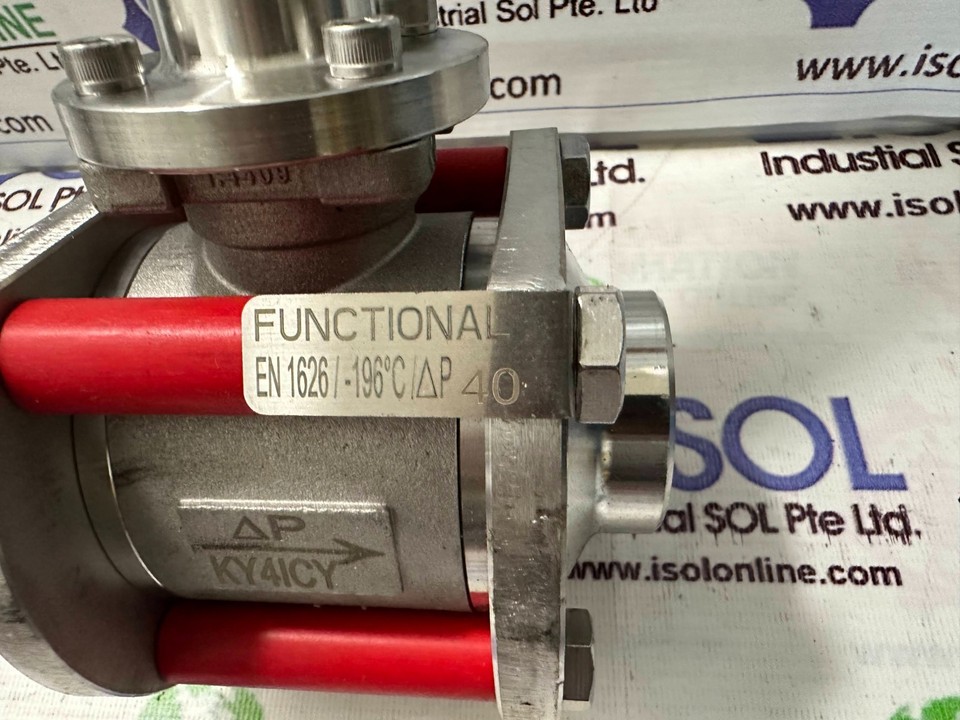 Meca-Inox PY4LS1NI040A0Z1 Cryogenic Ball Valve PY4CY PN50 PI40/PR50 ...