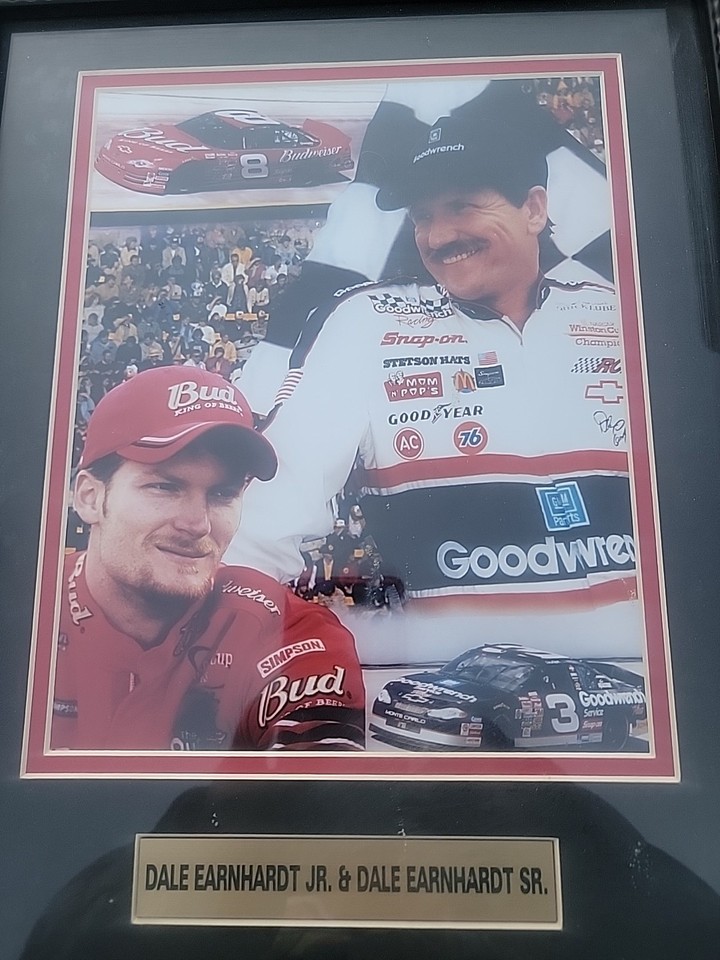 **RARE Dale Earnhardt Sr #3 Dale Earnhardt Jr #8 Photos Print Nascar ...