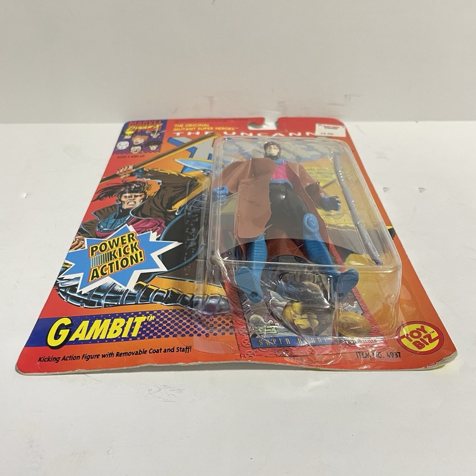 Marvel Dynam-X The Uncanny X-Men Gambit Power Kick Action Figure Toy ...