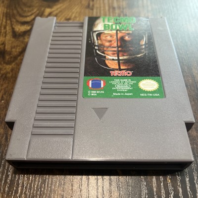 Nes Nintendo Tecmo Bowl Hand Polished Contacts Tested Guaranteed | eBay