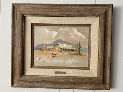 Famous Pin Up Artist Oil Painting Titled Ghost Town Earl Macpherson | eBay