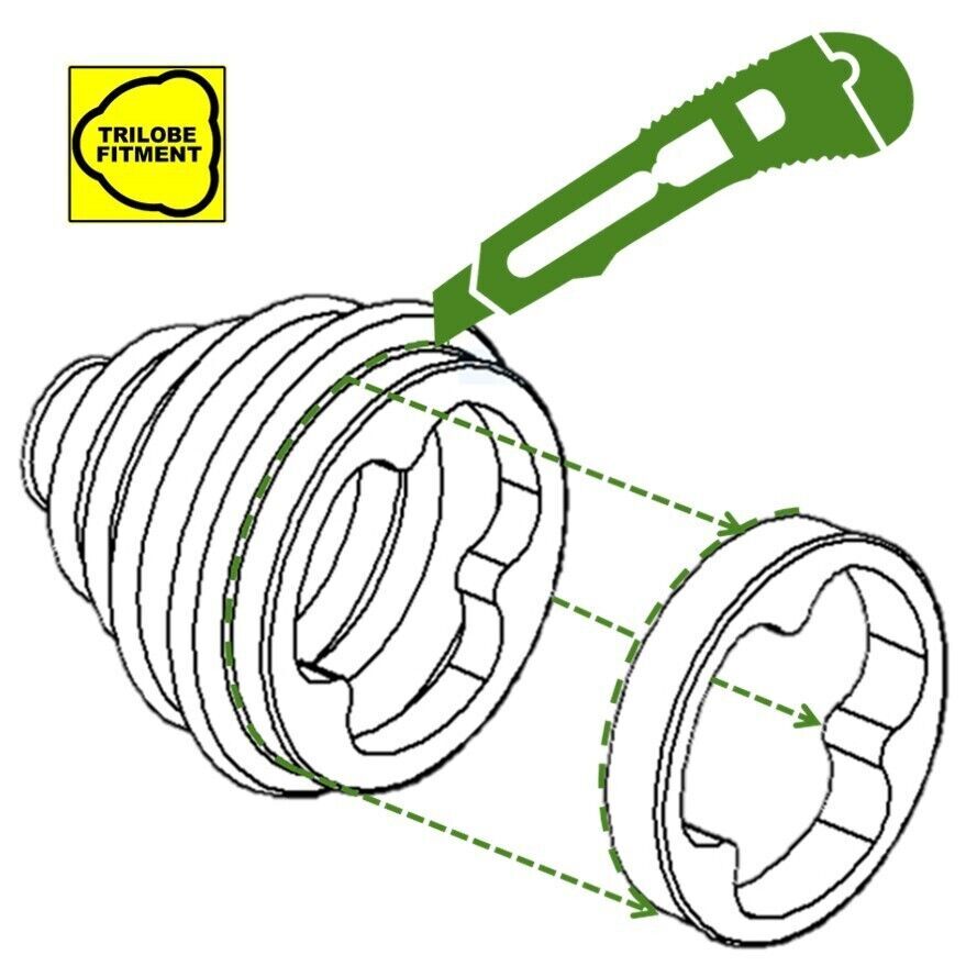Bailcast Split CV Boot Kit For Renault Clio 2.0 Renaultsport 182 MK 2 ...