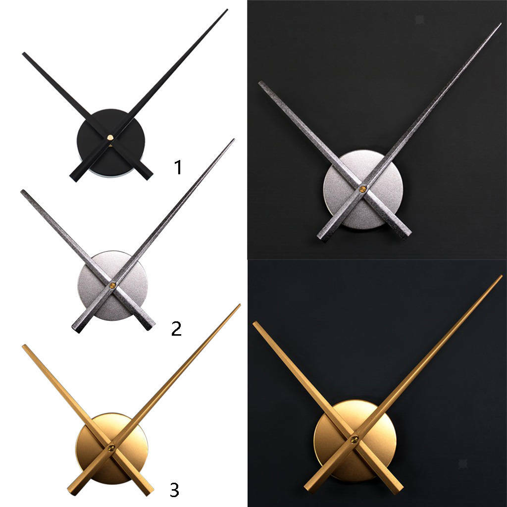 1 Pieces Silent Wall Clock Non-ticking Needles Wall Clocks for ...