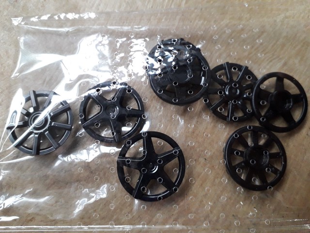 Lego Speed Champions - 8 Silver Hub Caps for Koenigsegg Jesko - 72210 ...