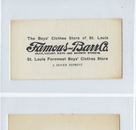 1916 Famous-Barr Co. Dover Reprint #171 - Charles Stengel - HOF ...