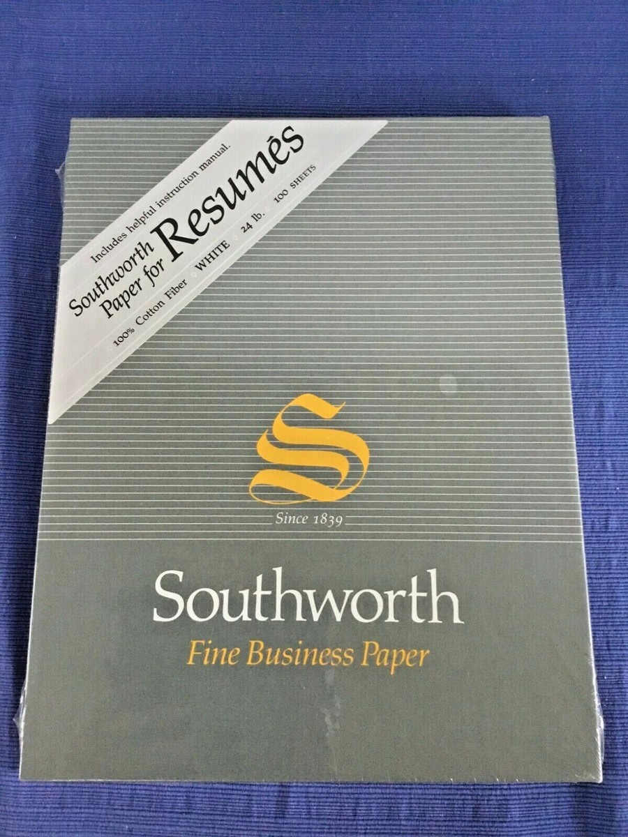 Southworth Resume Paper