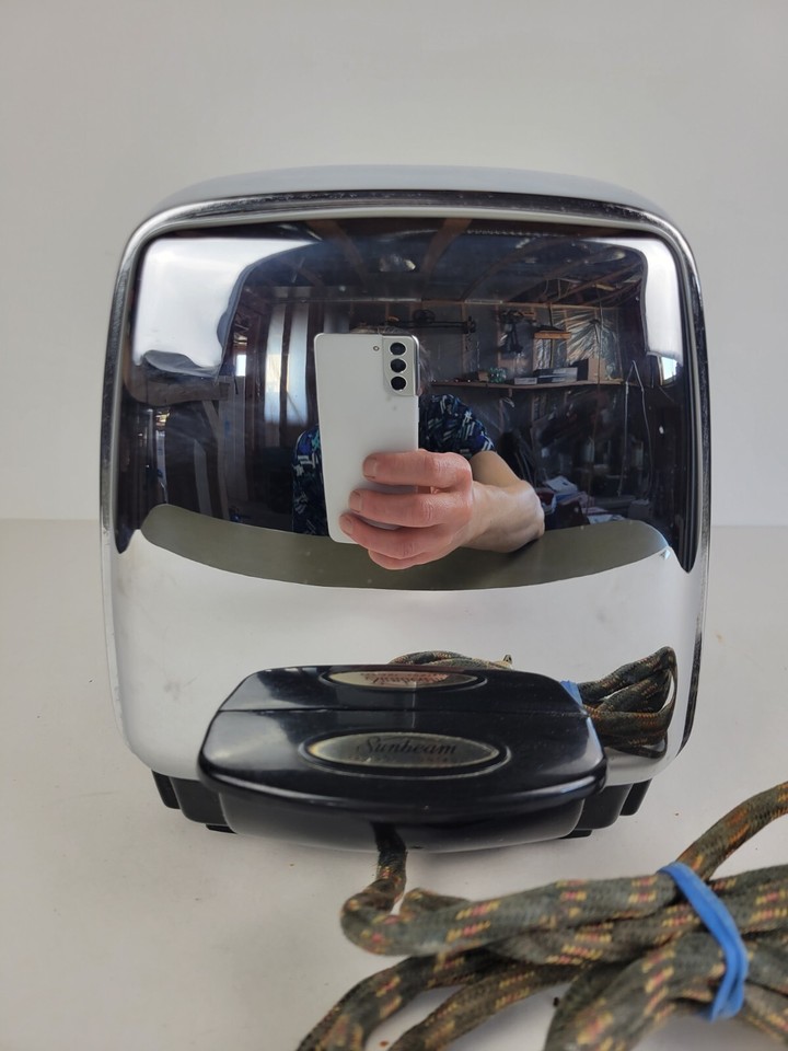 Sunbeam Model T-20B Radiant Control Chrome Toaster Art Deco 1950's | eBay