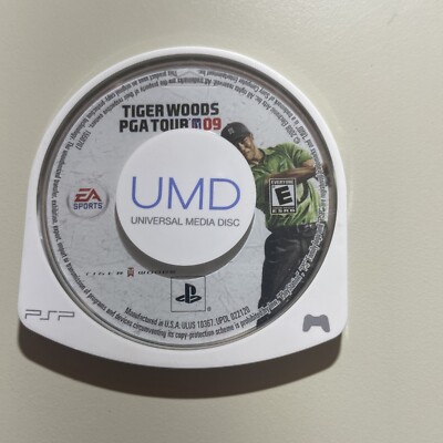 Tiger Woods PGA Tour 09 (Sony PSP, 2008) - UMD Disc Only Clean Good ...