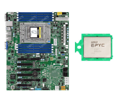 AMD EPYC 7302p+Supermicro H11SSL-nc 16 core 32 thread 3.0 GHz ...
