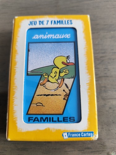 paquet de carte jeu des 7 familles animaux Frances Cartes Neuf | eBay