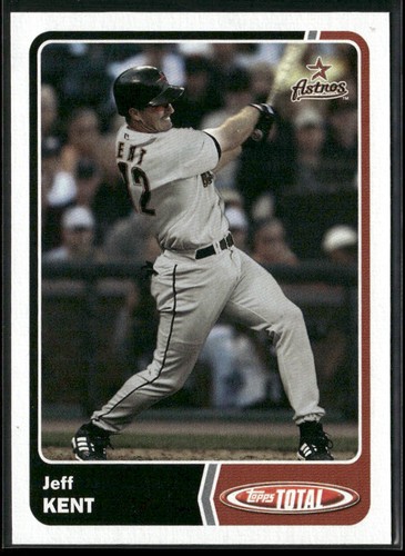 Jeff Kent 2003 Topps Total #357 Houston Astros | eBay