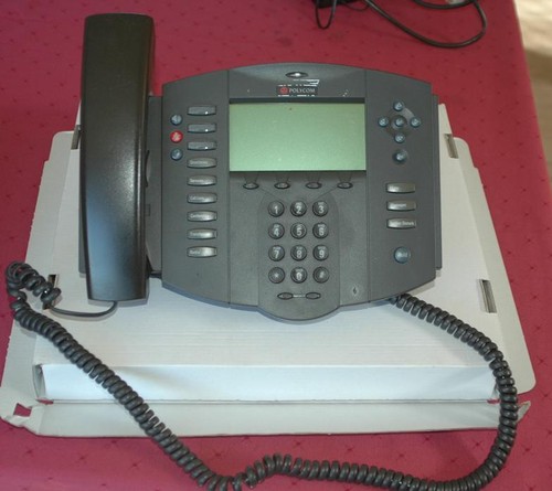 Polycom SoundPoint IP 501 SIP IP501 + DC adapter handset/phone. | eBay