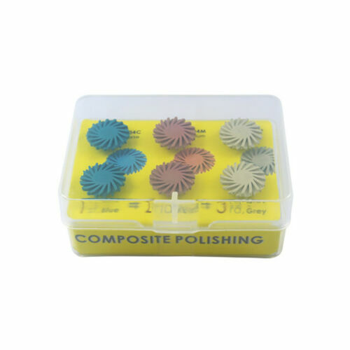 6 Pcs /set Dental Composite Resin Polishing Discs Kit Spiral Flex Brush ...