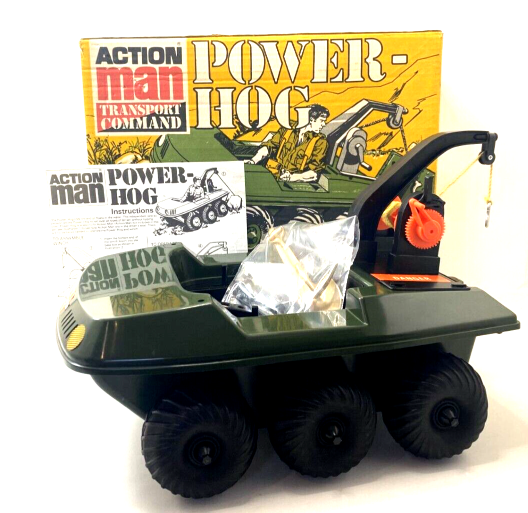 Vintage Action Man Power Hog Recovery Vehicle Rare N/r Mint Boxed | eBay UK