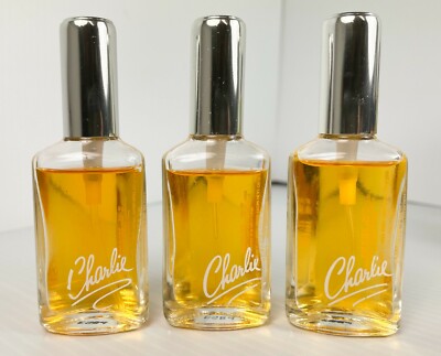 (3) CHARLIE By Revlon Classic Cologne - 0.5 fl oz *VINTAGE ORIGINAL ...