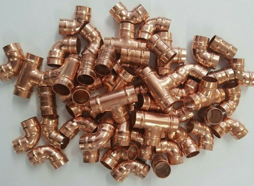 PLUMBING JOBLOT 50 x 15MM SOLDER RING COPPER YORKSHIRE TYPE FITTINGS ...
