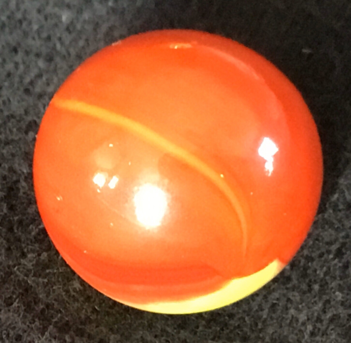 Vintage Vacor Marble Red Devil Red Yellow Beautiful Mib .625 5/8” | eBay