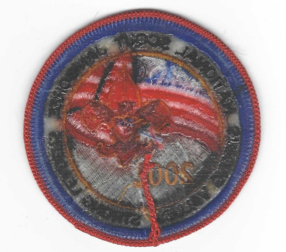 2001 National Jamboree Youth Patch, Twill Left, Molded Plastic Back | eBay