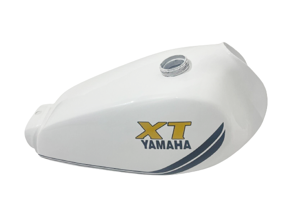 Fit For Yamaha Xt 250 3Y3 4Y1 White Painted Petrol Tank 1980-1990 | eBay