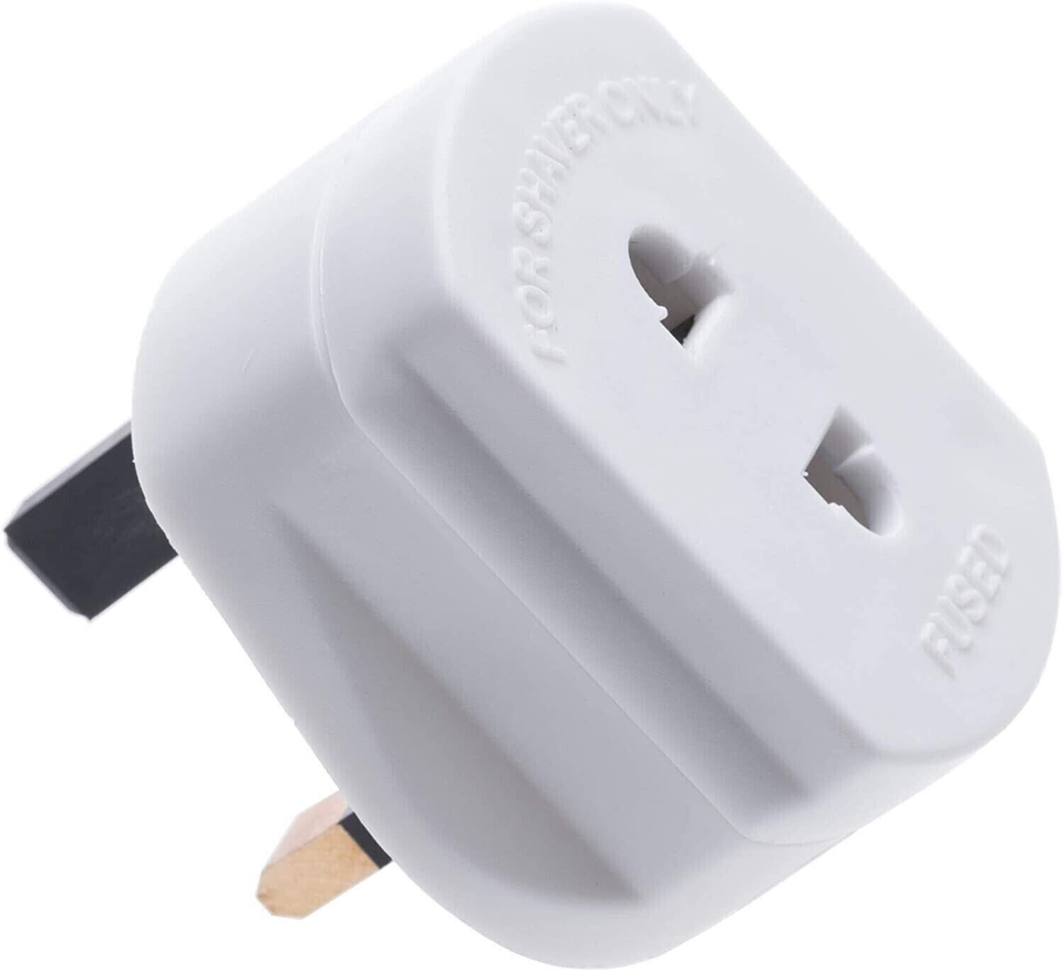 New For Shaver Adapter Fused Electric Plug for Shaving Epilator ...