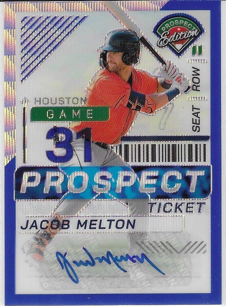 2024 Panini Prospect Edition - Jacob Melton #146 Blue Wave Prizm ...