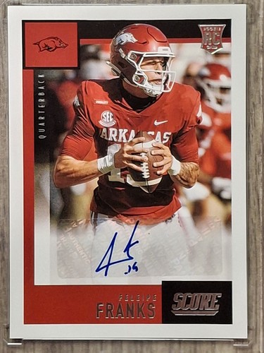 2021 Panini Chronicles Score Draft Picks Feleipe Franks RC Rookie Auto ...