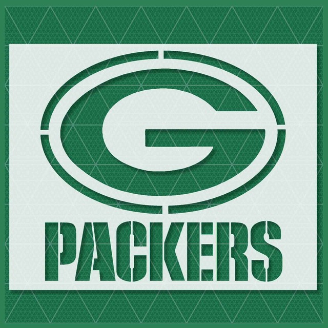 Green Bay Packers stencil - 14x11 - 11x8.5 - 5x4 - Reusable Mylar ...