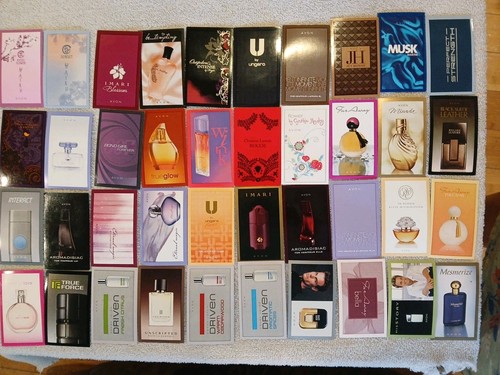 Lot Of 40 AVON New Men's & Women's PAPER Perfume Fragrance Samples | eBay