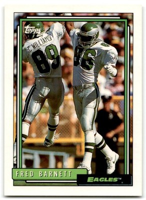 1992 Topps Fred Barnett Philadelphia Eagles #576 | eBay