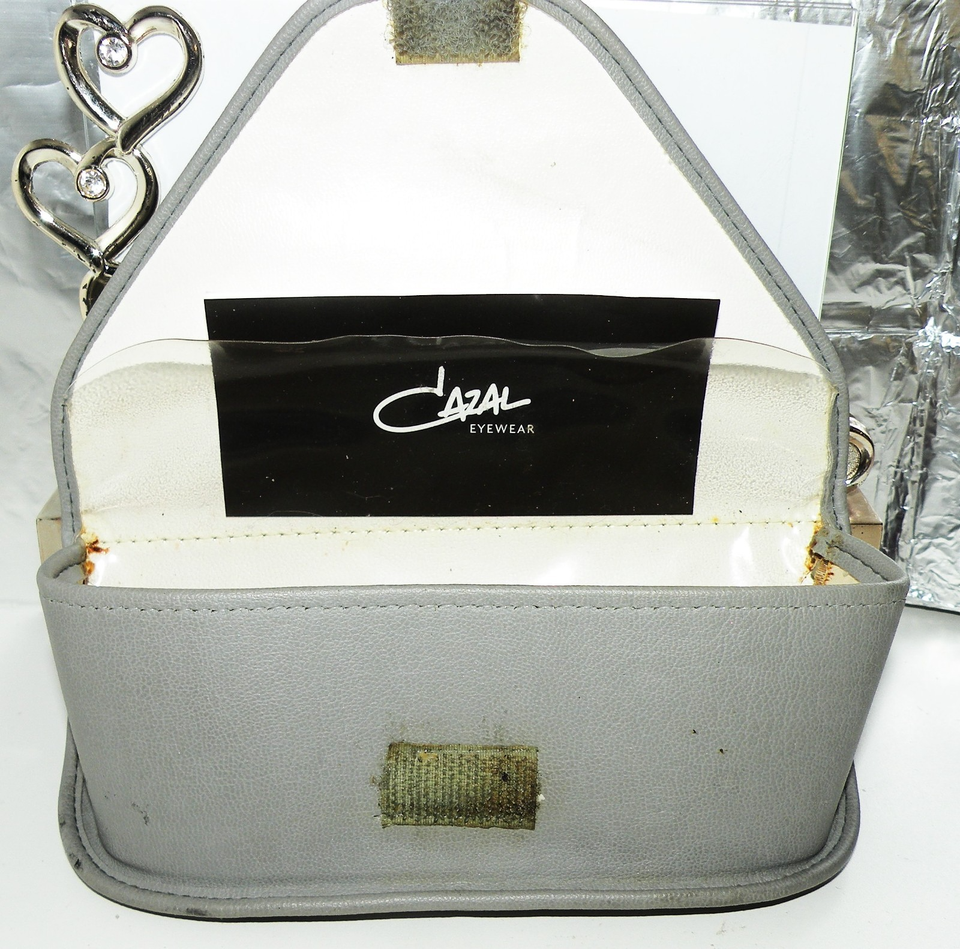 1990 CAZAL MOD. 969 COL. 700 GERMANY LOGO SUNGLASSES W/RHINESTONES BOX ...