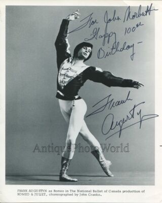 Frank Augustyn Canada ballet dancer vintage hand signed photo | eBay