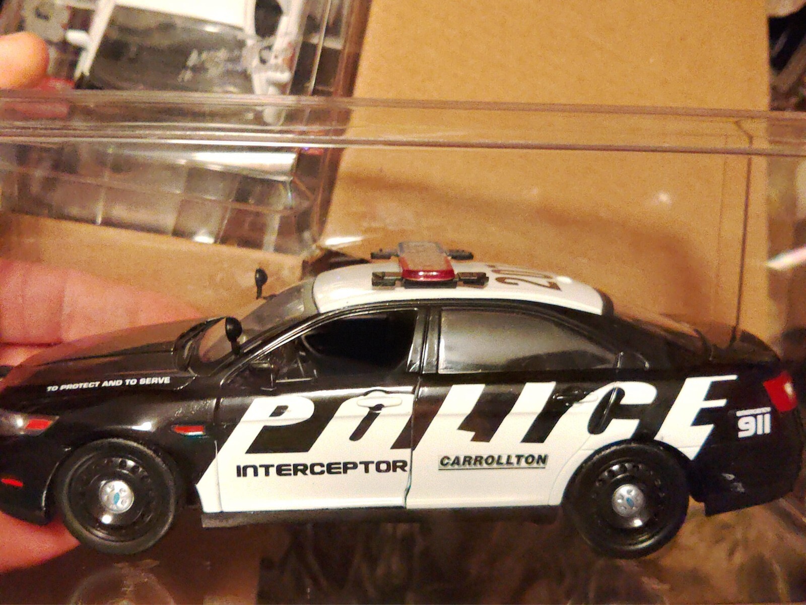 1/24 scale diecast police cars custom made decal/lights. Price for 11 ...