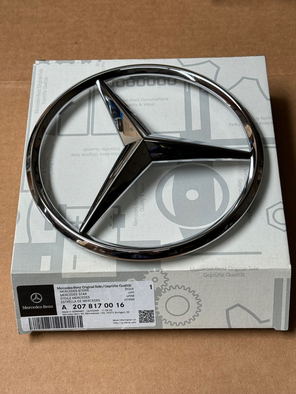 Mercedes-Benz 2078170016 Genuine OEM Factory Original Emblem for sale ...