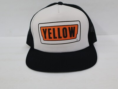 Vintage Yellow Freight Trucking Company Hat Mesh Snapback Trucker Cap ...