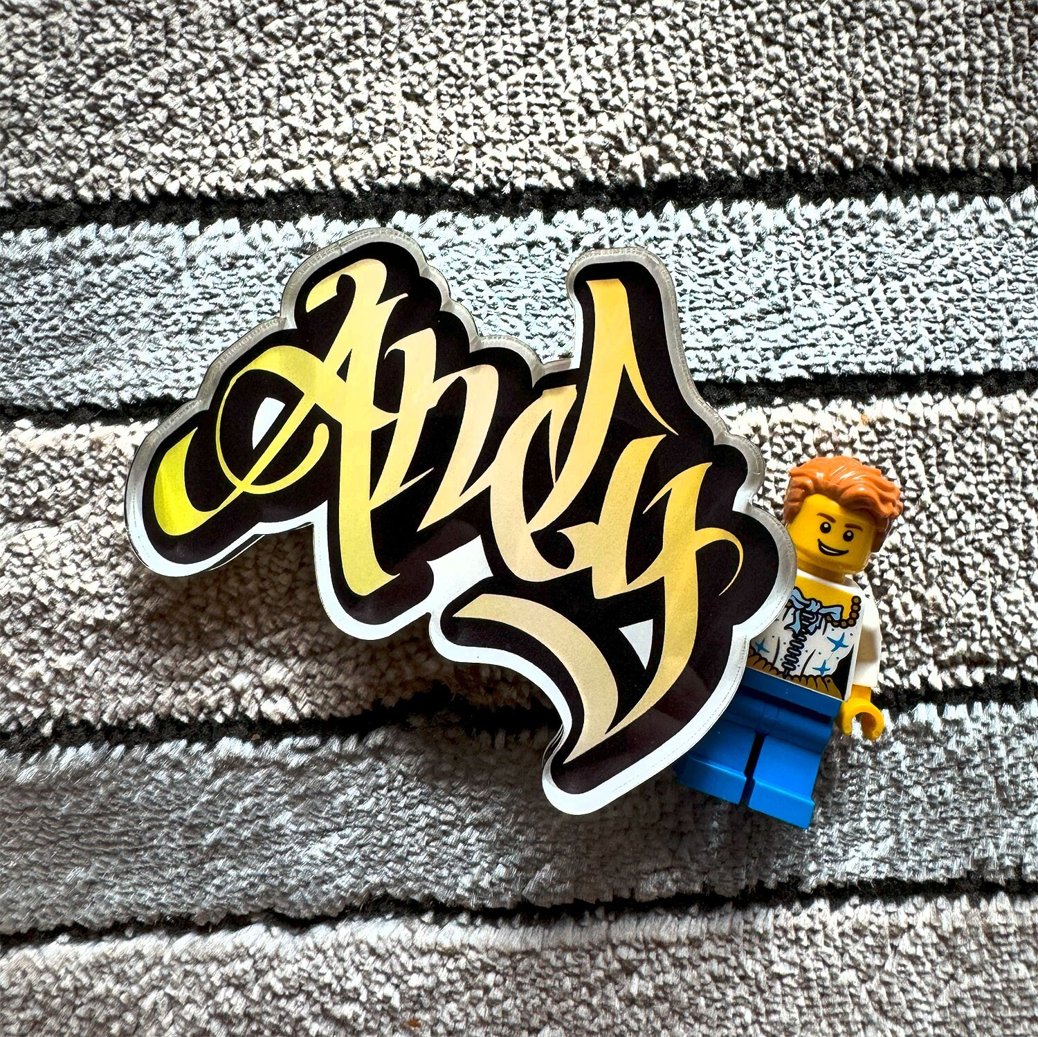 Name Magnet : ANDY | for Fridge, Locker or Office | graffiti ...