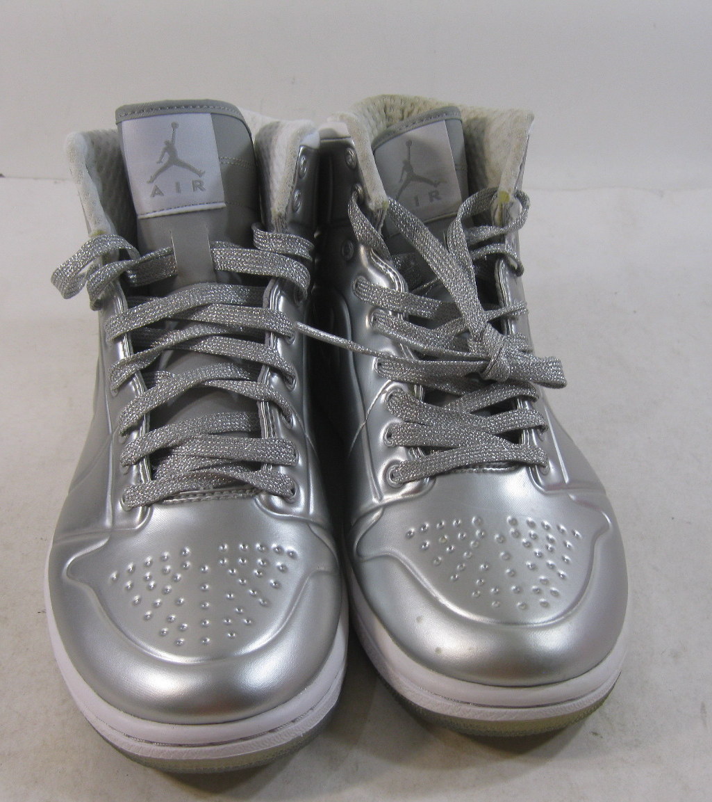 Size 8.5 - Air Jordan 1 Anodized Silver for sale online | eBay